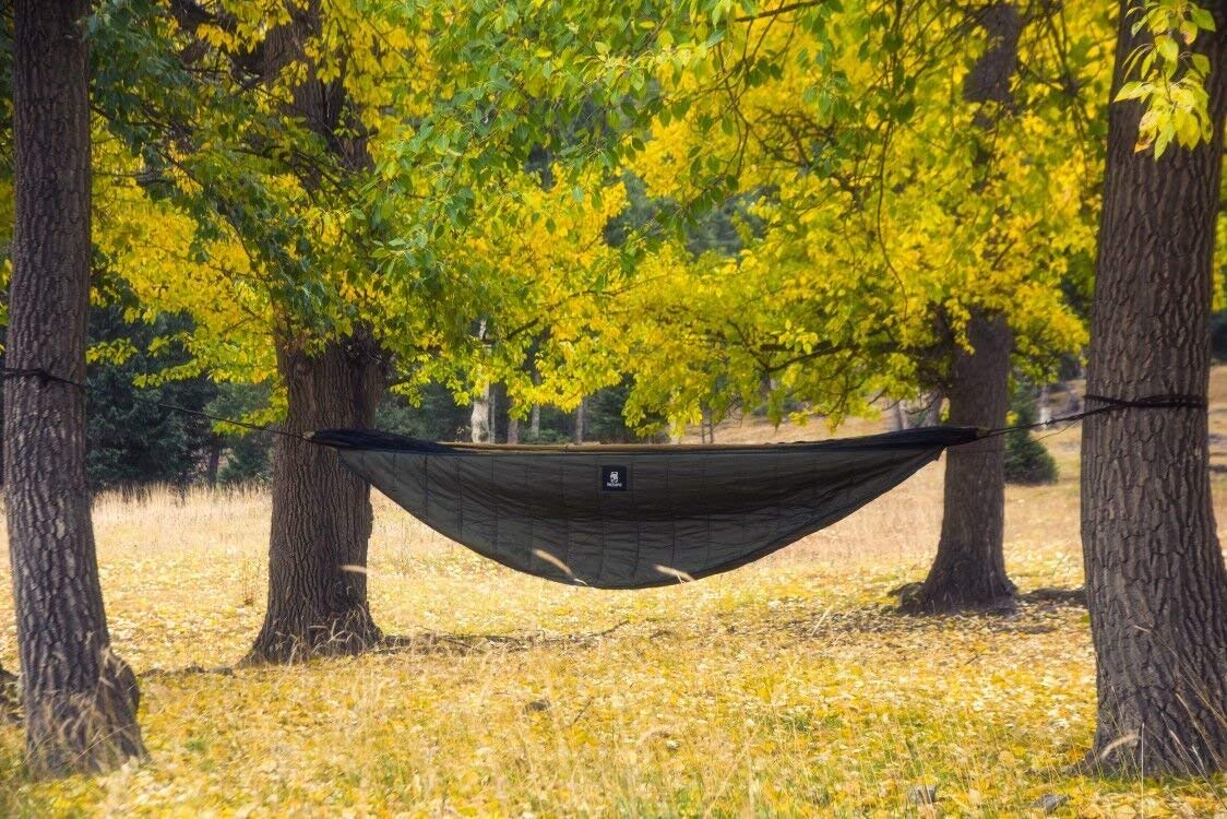 OneTigris NIGHT PROTECTOR Ultralight Hammock Underquilt, Full Length Camping Quilt for Hammocks Warm 3-4 Seasons, Weighs only 28oz, Great for Camping Hiking Backpacking Traveling Beach