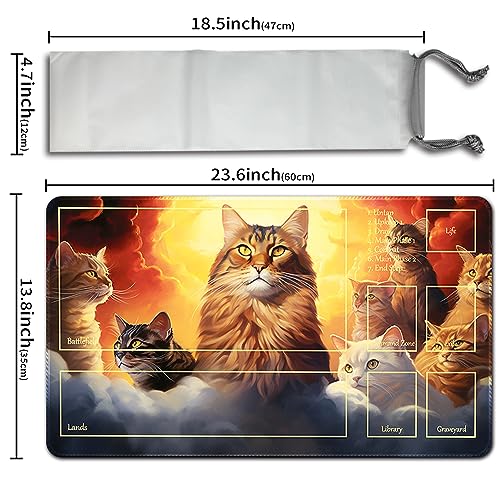 MPLR BOARD GAME Premium Gaming Mat 60 x 35 cm TCG Compatible with OCG CCG RPG MTG Gaming Mat, Mouse Mat Table Mat (Original Game Mat)
