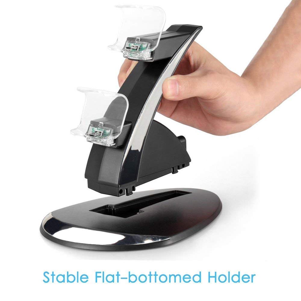PS4 Controller Charger,Playstation 4 / PS4 / PS4 Pro / PS4 Slim Controller Charger Charging Docking Station Stand for PS4 Controller