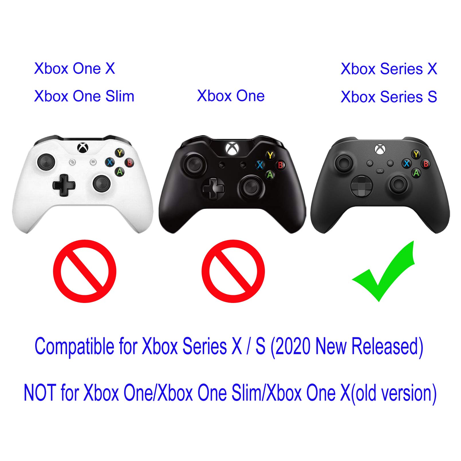 Skin for Xbox Series X/S Controller-Hikfly Silicone Cover Case for Xbox SX Controller Grips,Non-Slip Sleeve for Games Controller -1x Skin with 10 x Thumb Grip Caps(WhitePuke)