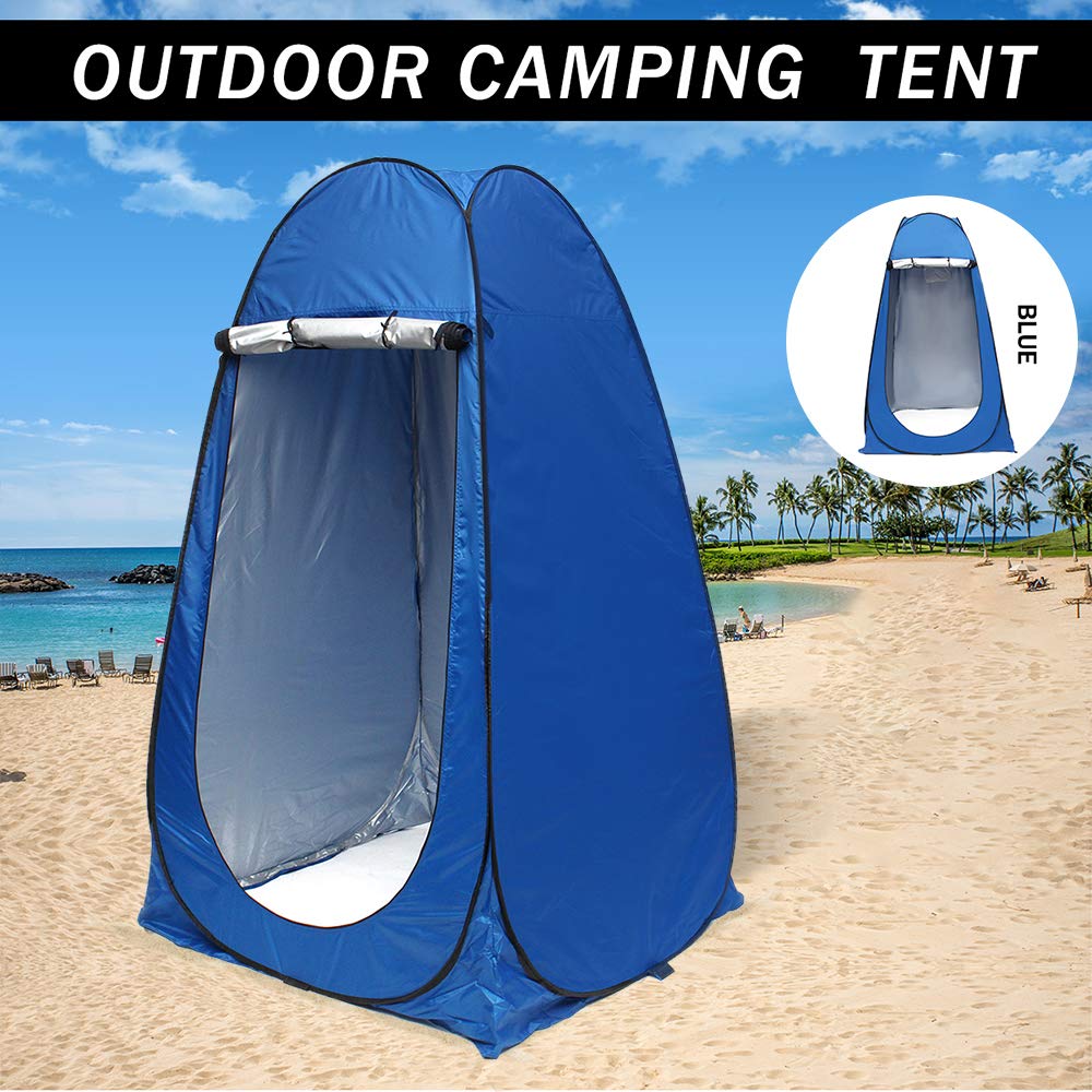 Portable Dressing Room Pop-Up Dressing Room Bathing Tent Mobile Outdoor Toilet for Beach Camping Picnic Fishing
