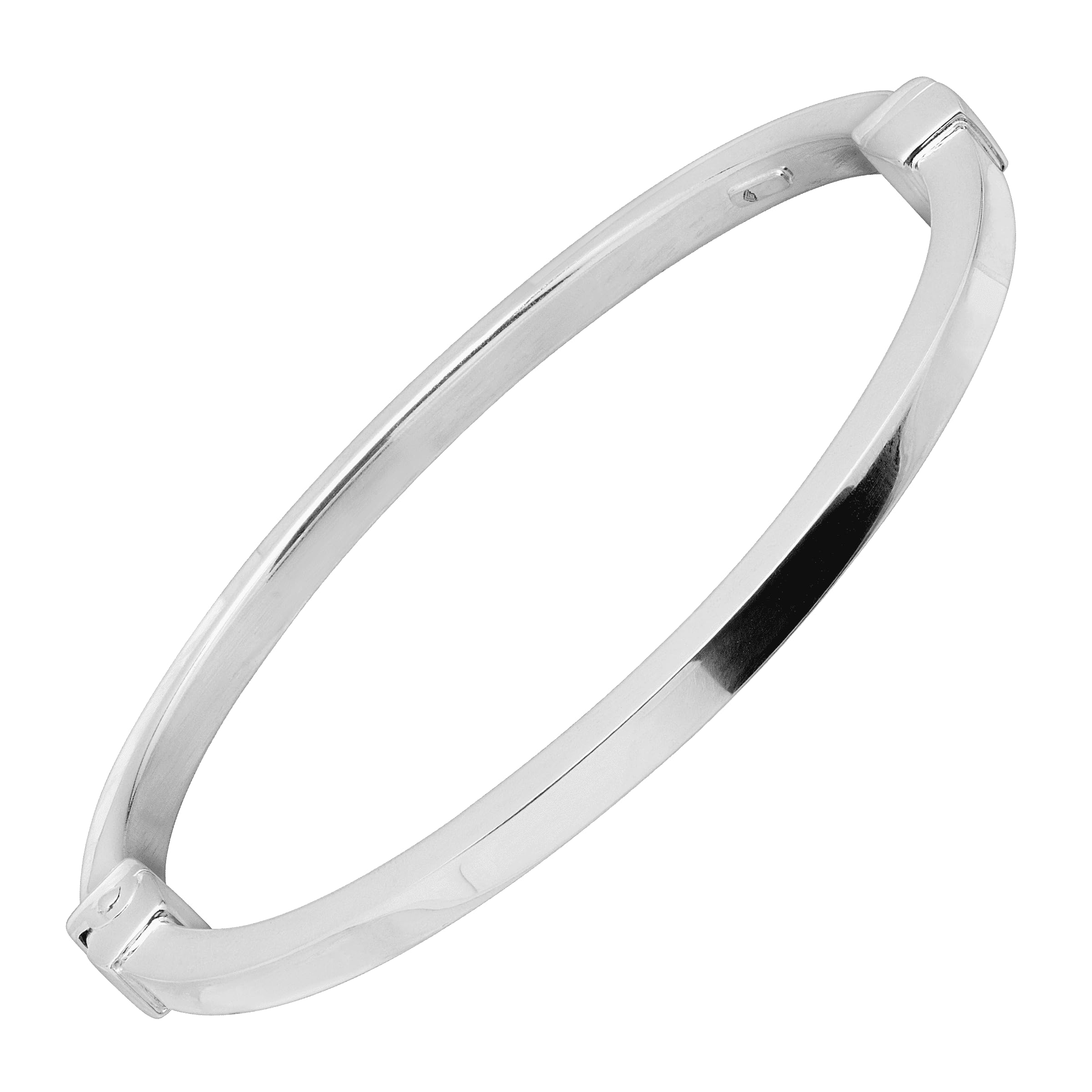 Silpada 'Solferino' Sterling Silver Hinged Bangle Bracelet
