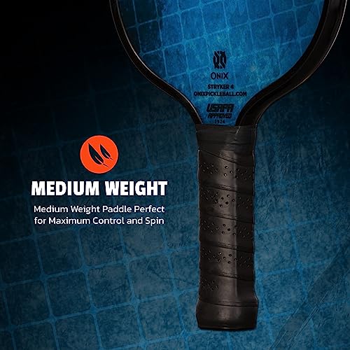 Onix Composite Stryker 4 Pickleball Every Level Oversized Paddle Shape– Blue