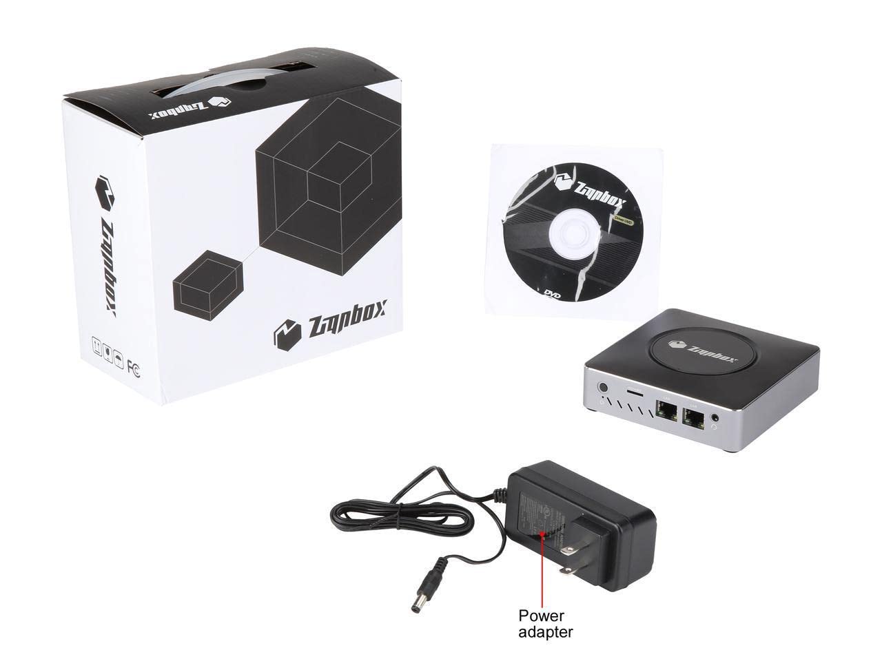 Shuttle Zignbox GL01 Fanless Mini PC Intel Gemini Lake N4000 CPU Up to 2.6GHz 4GB RAM 128GB SSD Dual HDMI Dual LAN Windows 10 Pro (GL014G128W10)