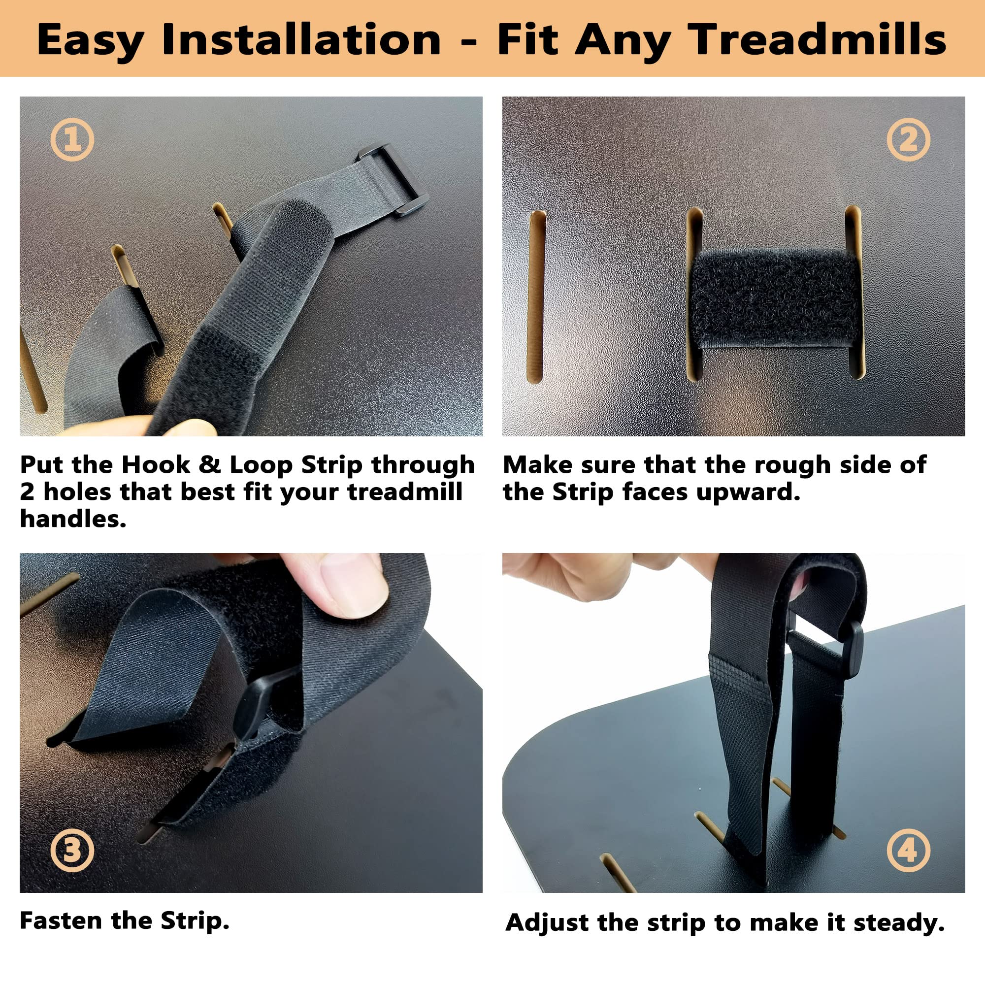 PROLEE Treadmill Desk 34โ Universal Laptop Desk Steady Treadmill Attachment for Laptop/Ipad/Tablet, Fits Most of Treadmills