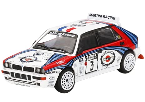 Truescale Miniatures Lancia Delta HF Integrale Evoluzione #3 Winner Rally 1000 Lakes (1992) Ltd Ed to 3000 pcs 1/64 Diecast Model Car MGT00322