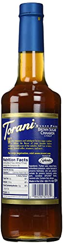 Torani Brown Sugar Cinnamon Syrup Sugar Free 25.4 Fl Oz (Pack of 1)
