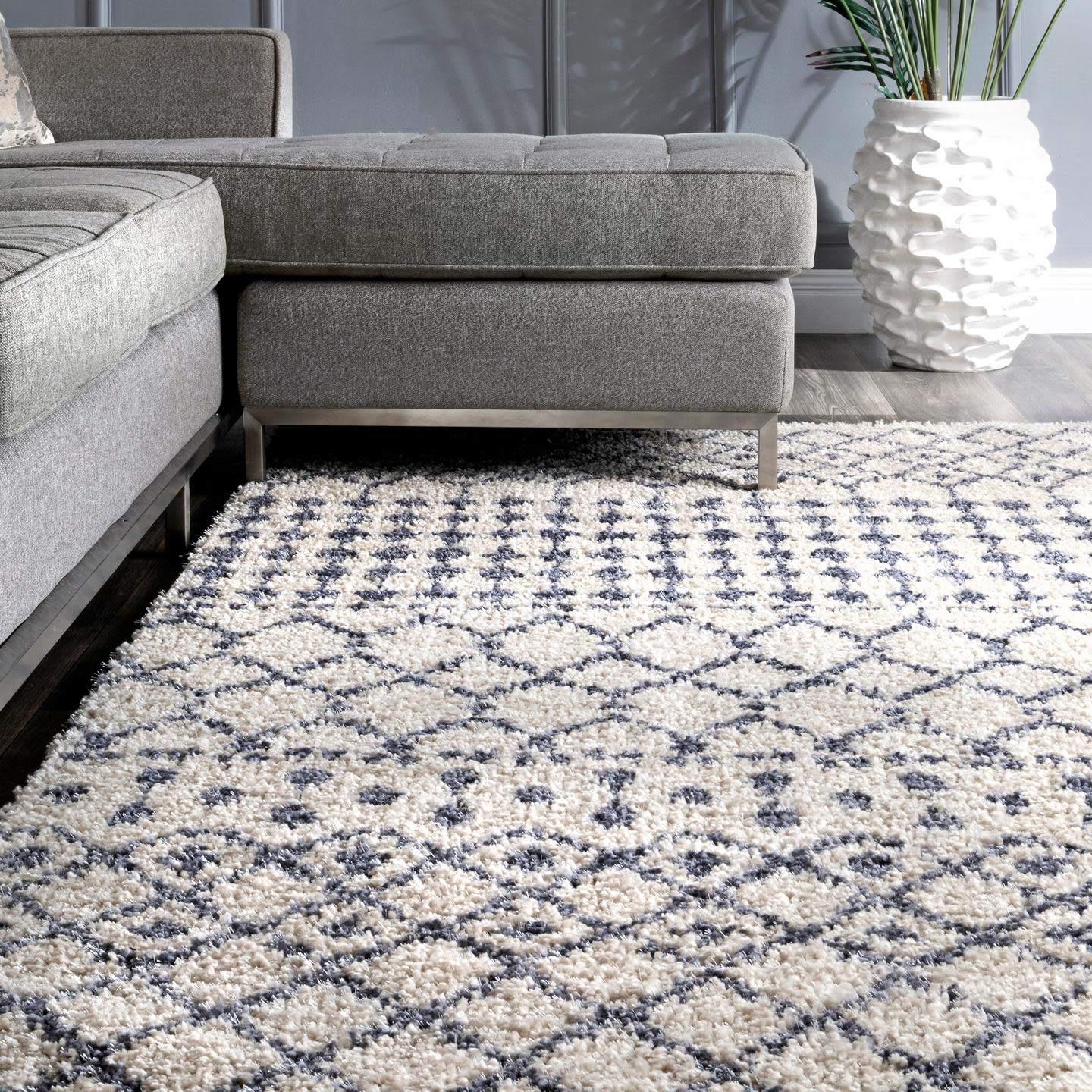 nuLOOM Moroccan Barbara Area Rug, 8x10, Black