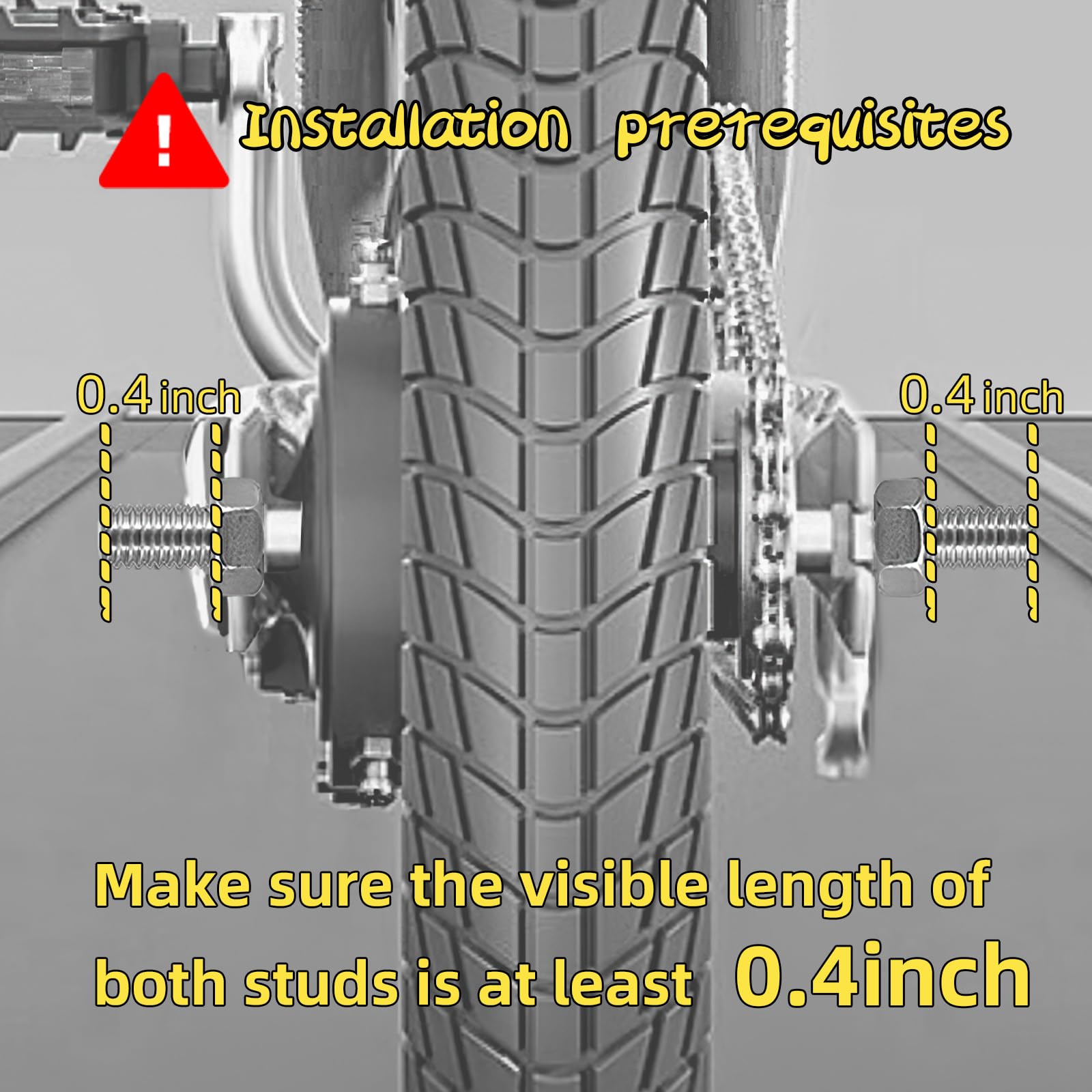 PRUNUS Flash Bike Training Wheels for 14 16 18 20 Inch.Training Wheels for Kids Bike is Heavy Duty.Bicycle Training Wheels is Suitable Single Speed Bike