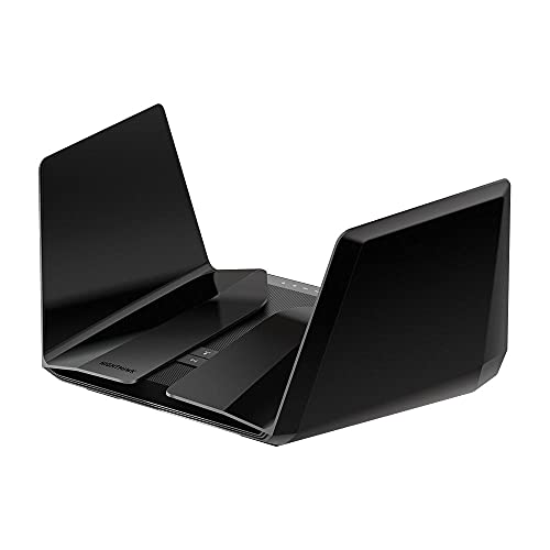 Netgear Nighthawk RAX120 IEEE 802.11ax Ethernet Wireless Router - 2.40 GHz ISM Band - 5 GHz UNII Band - 8 x Antenna(8 x Internal) - 768 MB/s Wireless Speed - 5 x Network Port - 1 x Broadband Port - US