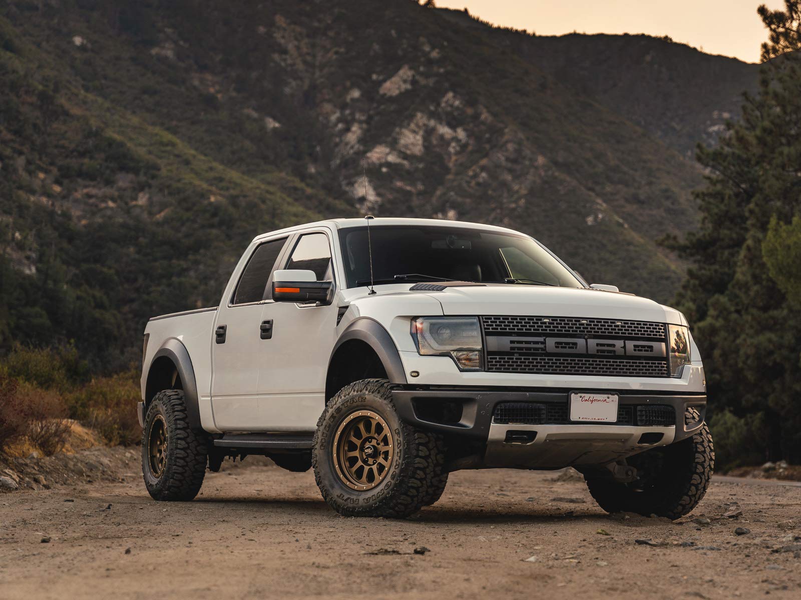 RockTrix RT111 17 inch Wheel Compatible with 2009-2024 Ford F150 17x9 6x135 Wheels (-12mm Offset, 4.5in Backspace) 87.1mm Bore, Bronze Wheels, Also fits 2022+ Bronco Raptor Rims