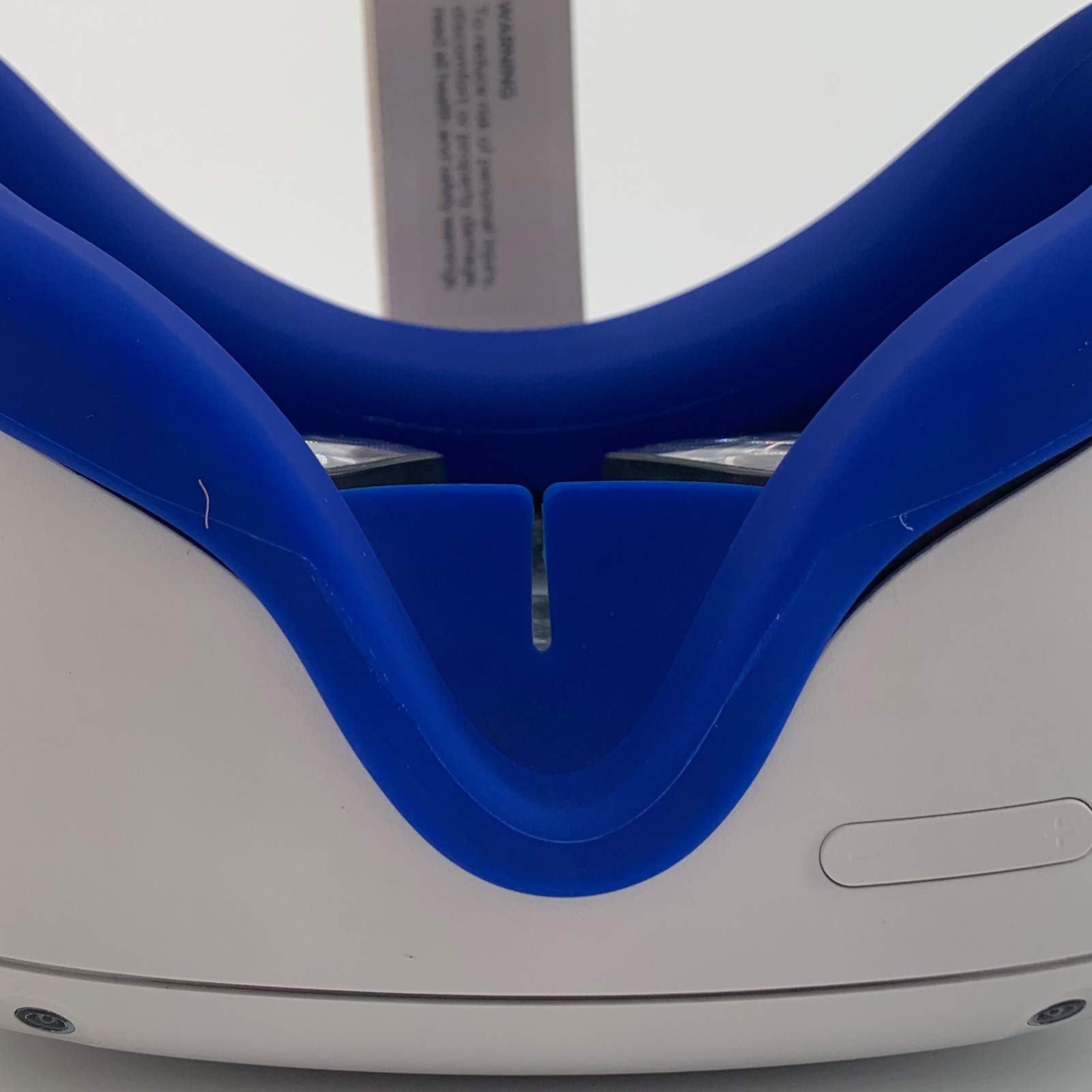 Silicone Cover Eye Pad for Oculu Quet 2 face Cushion Cover Sweatproof Lightproof VR Accessories (Blue)