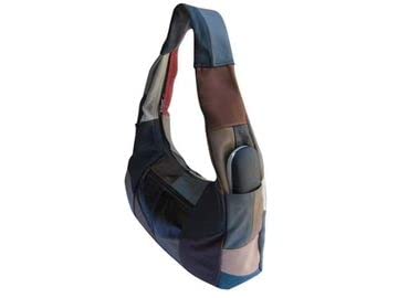 Top Zip Hobo Genuine Mexican Leather Bag - MULTICOLORED-Multi