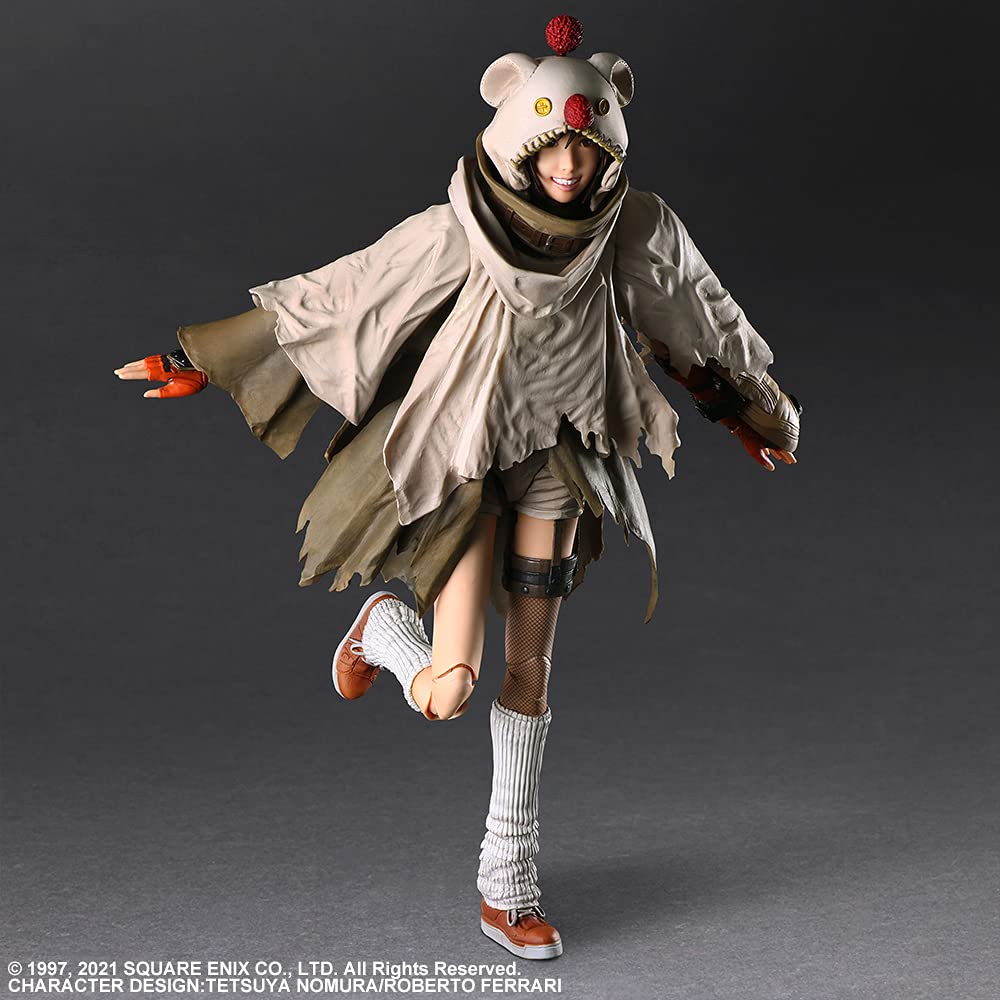 Square Enix Final Fantasy VII Remake Intergrade: Yuffie Play Arts Kai Action Figure W 4.57" x D 2.64" x H 10.08"