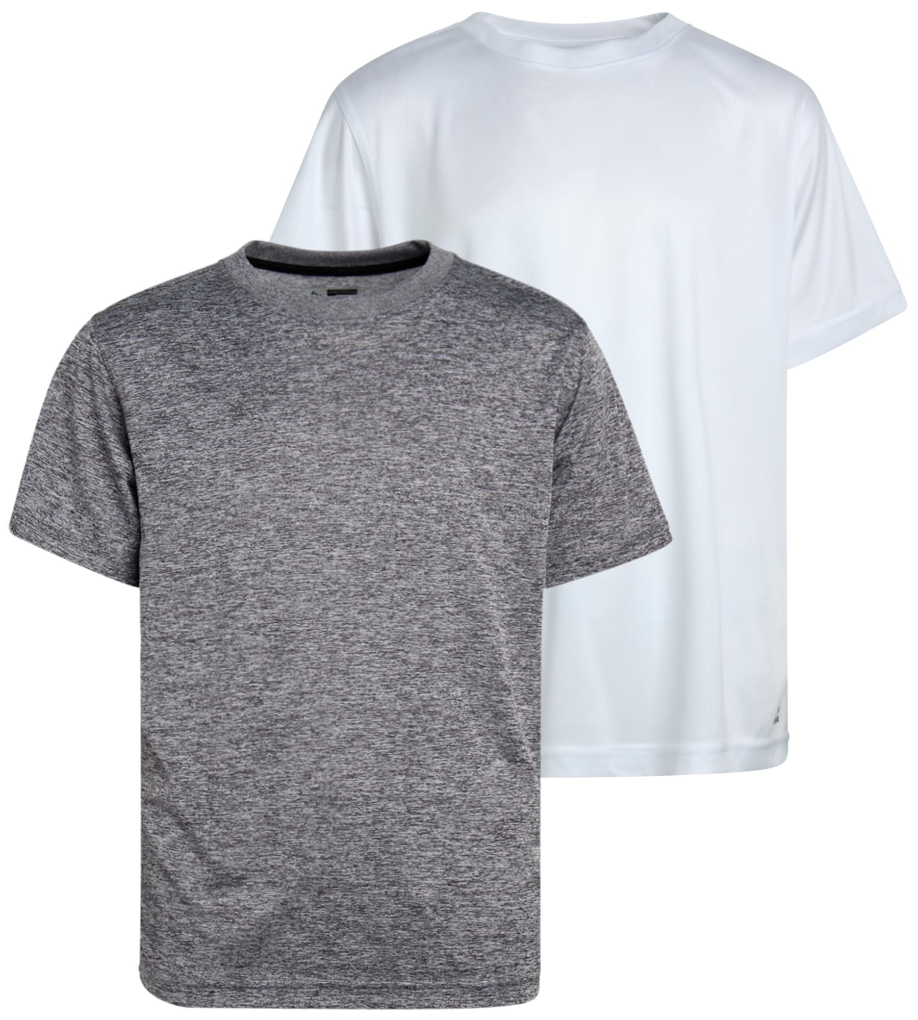 RBX Boys' Athletic T-Shirt - 2 Pack Active Performance Dry-Fit Sports Tee (Size 4-16), Size 14-16, Grey Camo_old