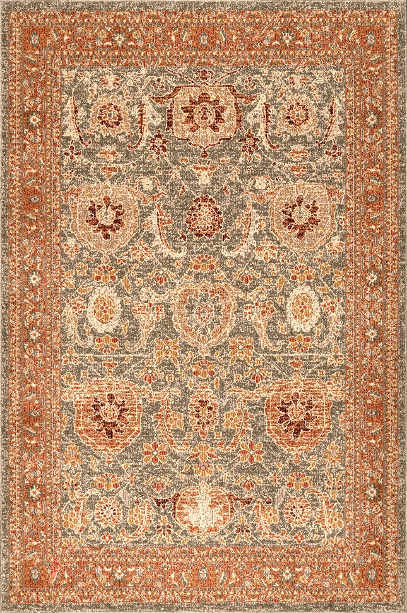 nuLOOM Traditional Persian Geraldine Area Rug, 9x12, Olive