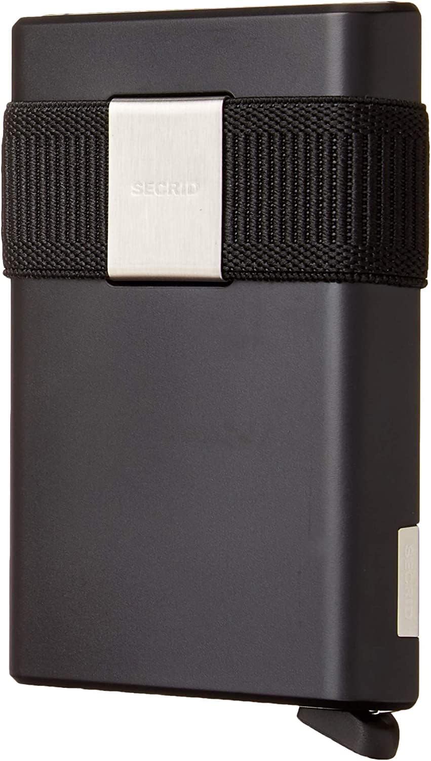 SECRID Cardslide Wallet, Cardprotector with Slide,And Money Band, Multi-Use RFID Case (Blue)