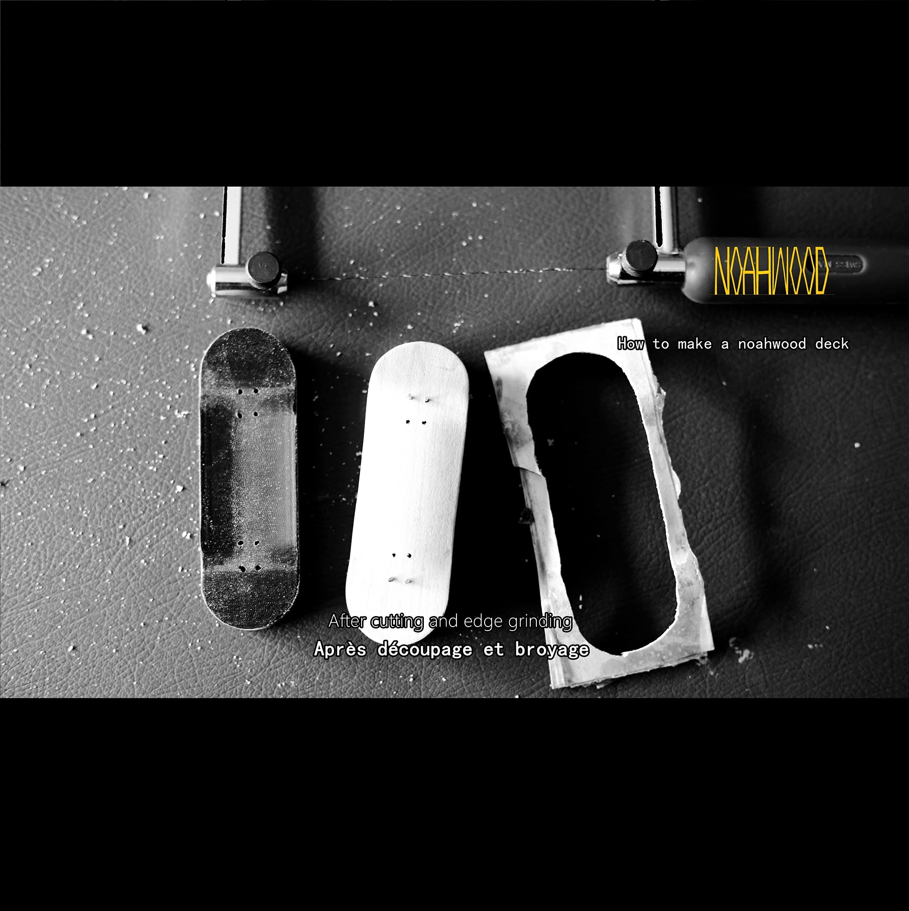 NOAHWOOD Wooden PRO Fingerboards 9.0 Deck (5-Layer Colour Canada Maple Wooden Hand Made) Born for PRO, 98x33mm No Trucks No Wheels