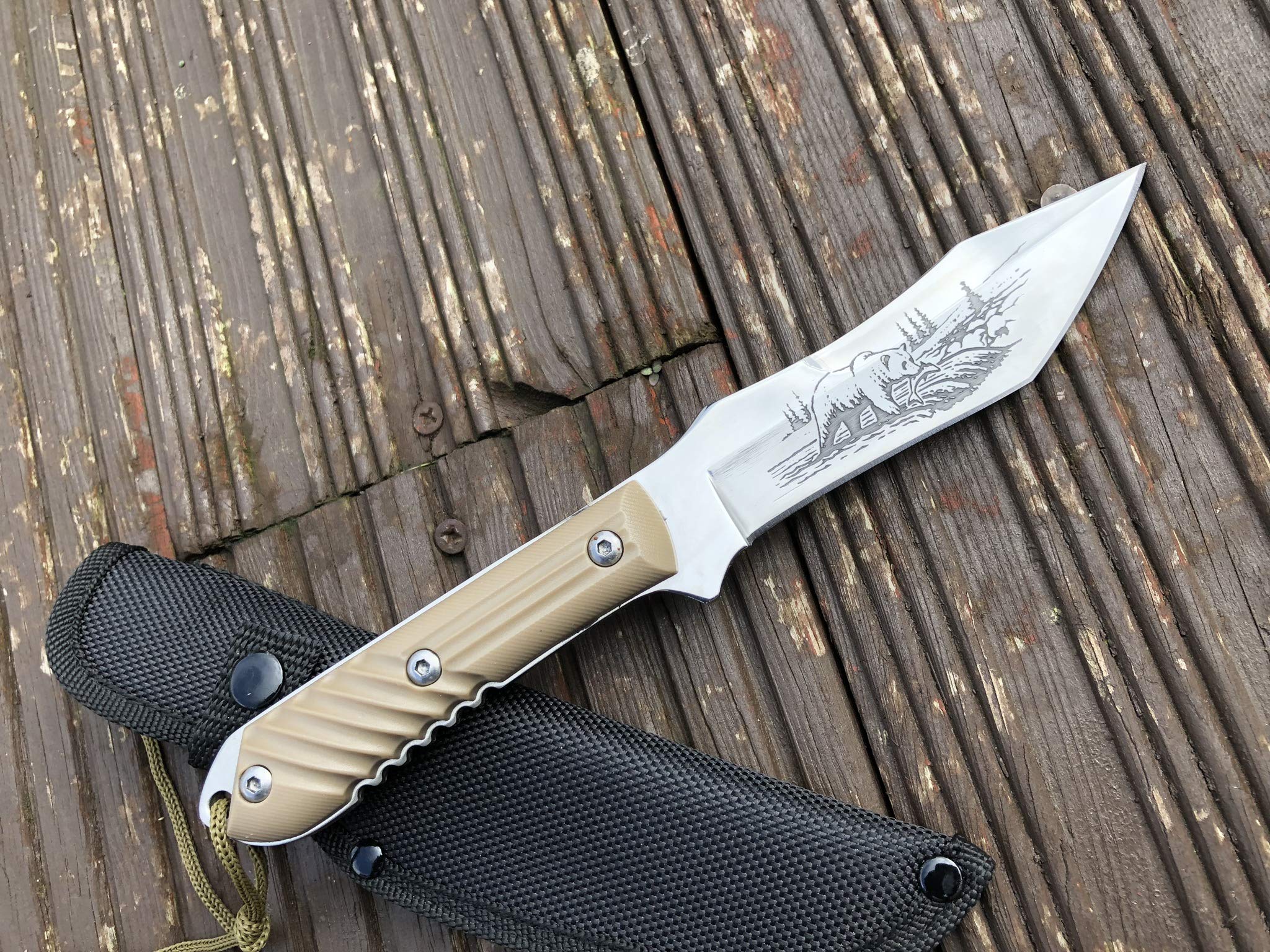 Perkin FBX2 Hunting Knife with Sheath