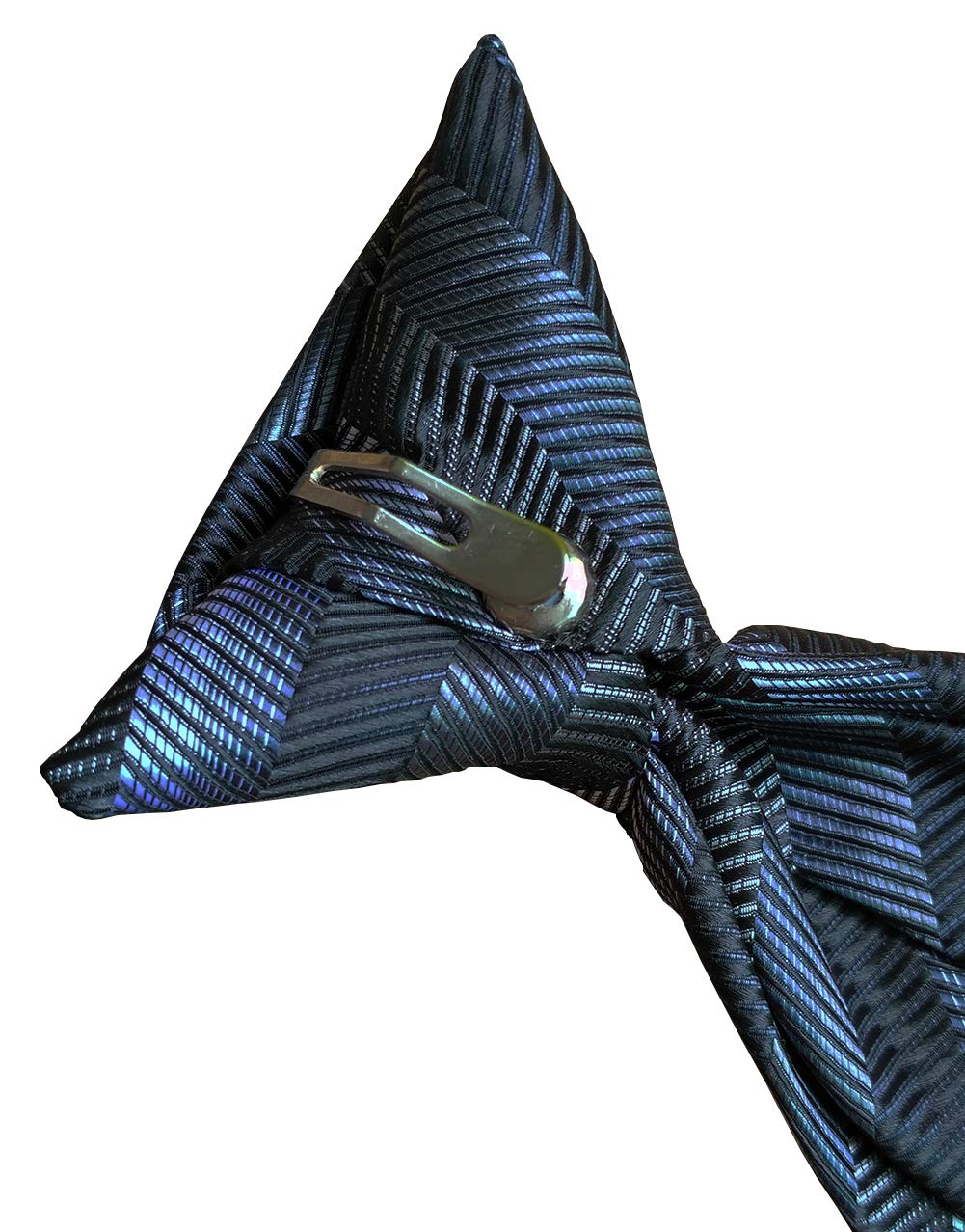 Simpowe Men's Clip On Tie 2.75 Inches (2.75", Grey)
