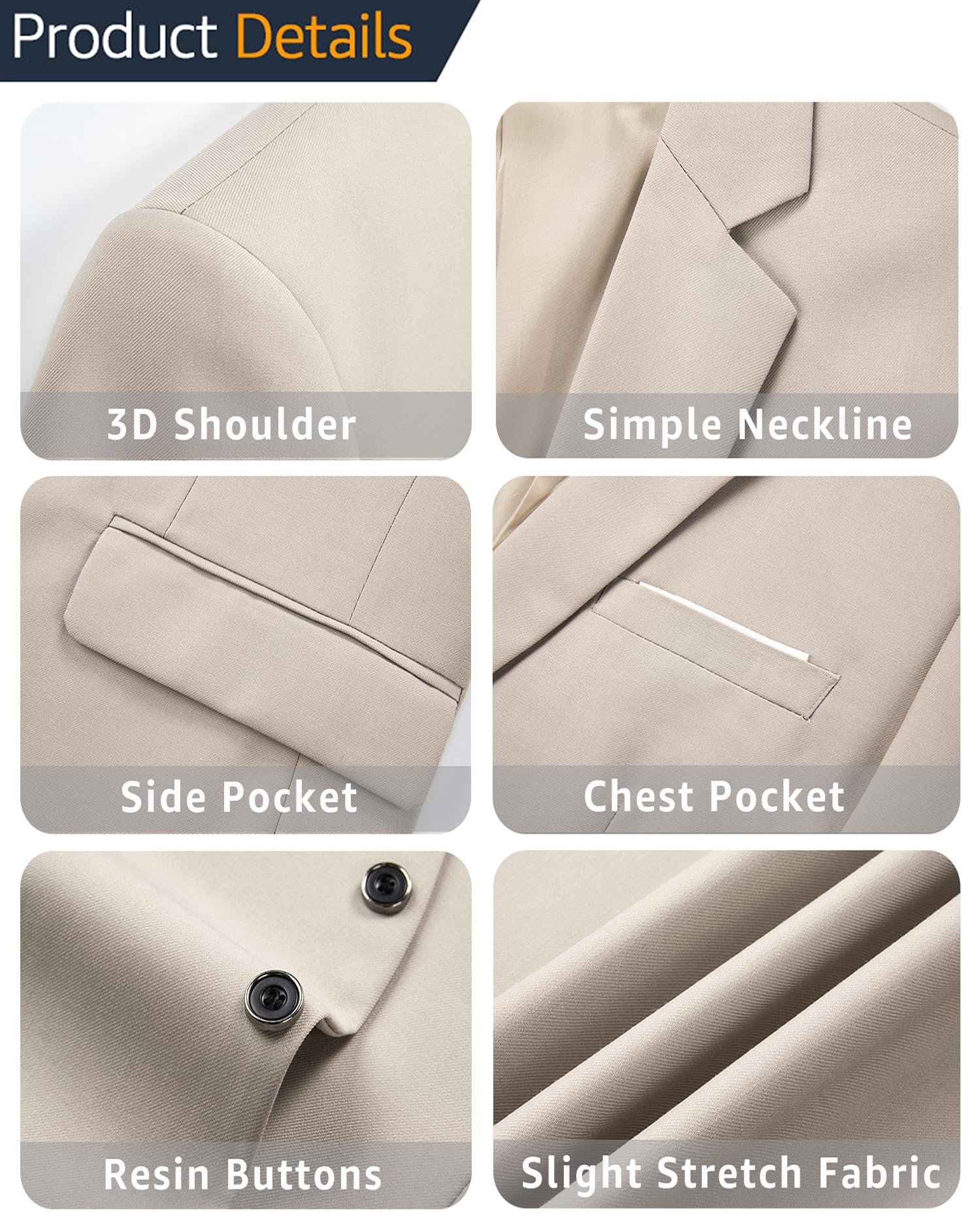 MrSure Men’s 3 Piece Suit Blazer, Slim Fit Tux with 2 Button, Jacket Vest Pants & Tie Set for Party, Wedding and Business Burgundy