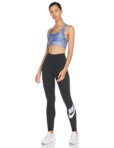Nike Sportswear Essential Women's High-Waisted Leggings (Medium, Black/White)