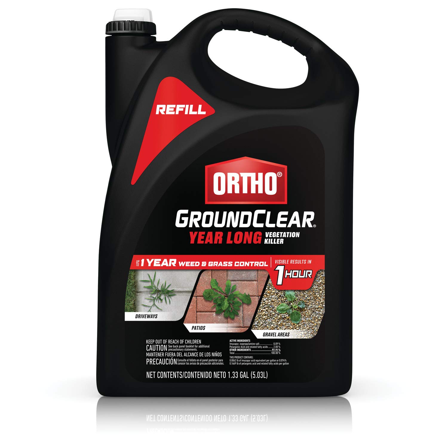 Ortho GroundClear Year Long Vegetation Killer and Ortho Home Defense Insect Killer for Indoor & Perimeter2 Bundle