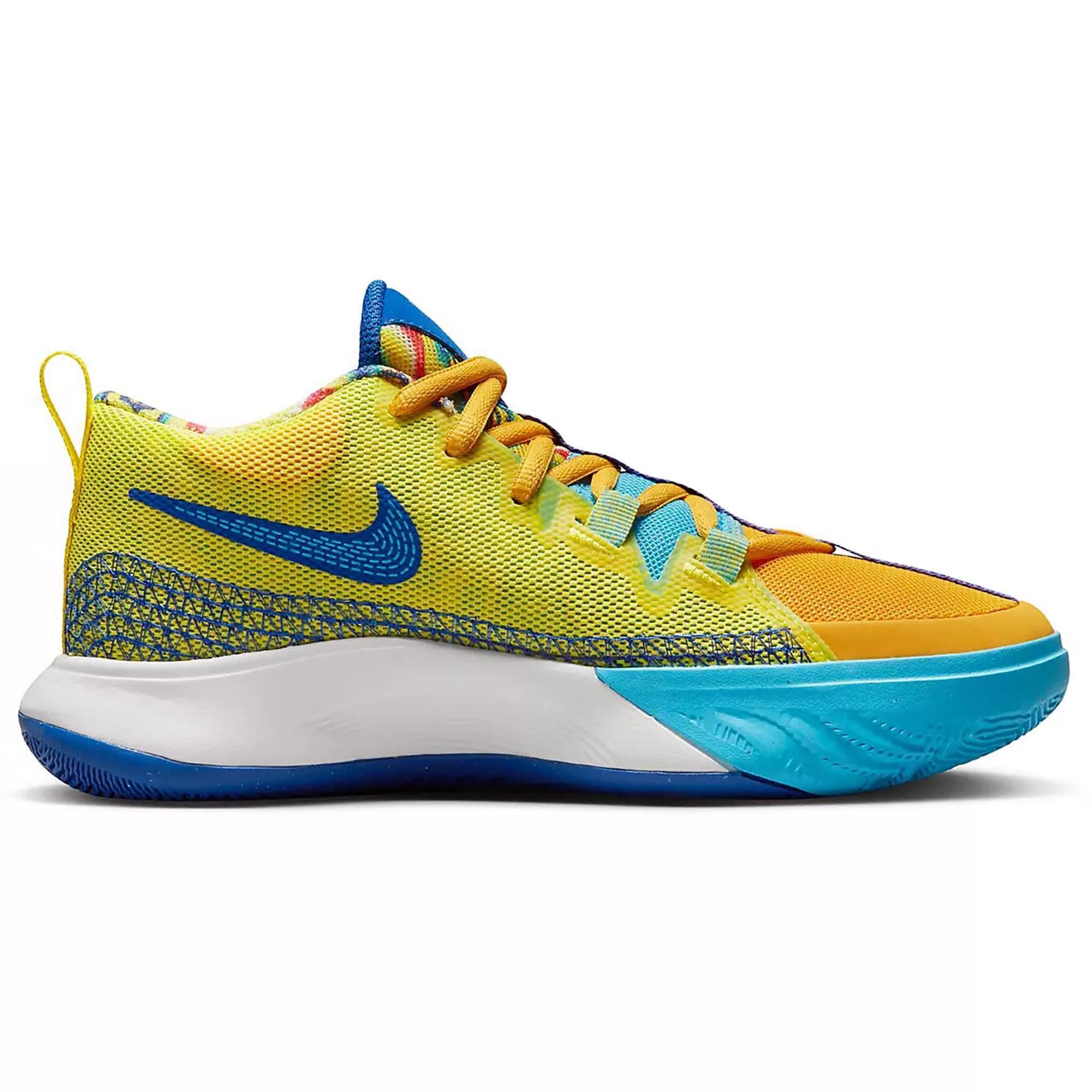 Nike Kid's Kyrie Flytrap 6 (GS) Basketball Shoe (University Gold/Baltic Blue/Opti Yellow/Game Royal, us_Footwear_Size_System, Big_Kid, Men, Numeric, Medium, Numeric_6)