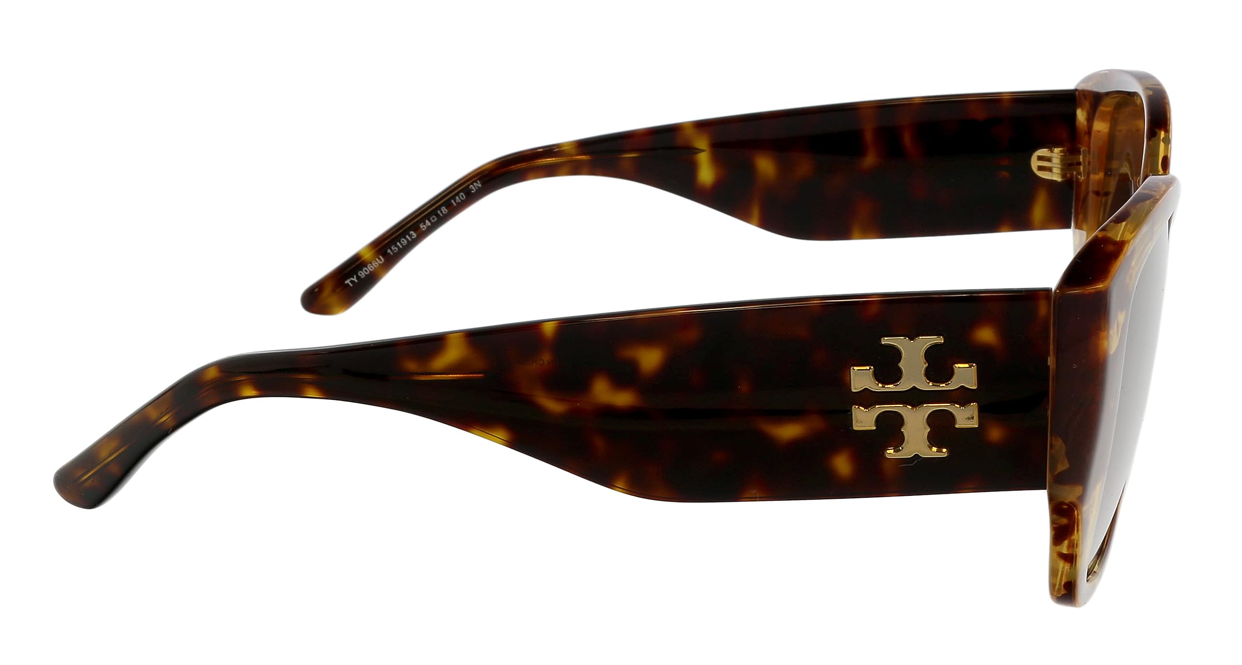 Tory Burch Women's Round Fashion Sunglasses, Dark Tortoise/Brown Gradient, One Size