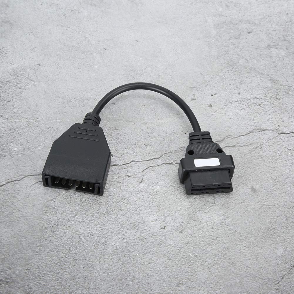 OBD1 12 Pins to OBD2 16 Pins, For GM OBD1 12 Pins to OBD2 16 Pins Diagnostic Tool Connector Adapter Cable OBD1 Diagnostic