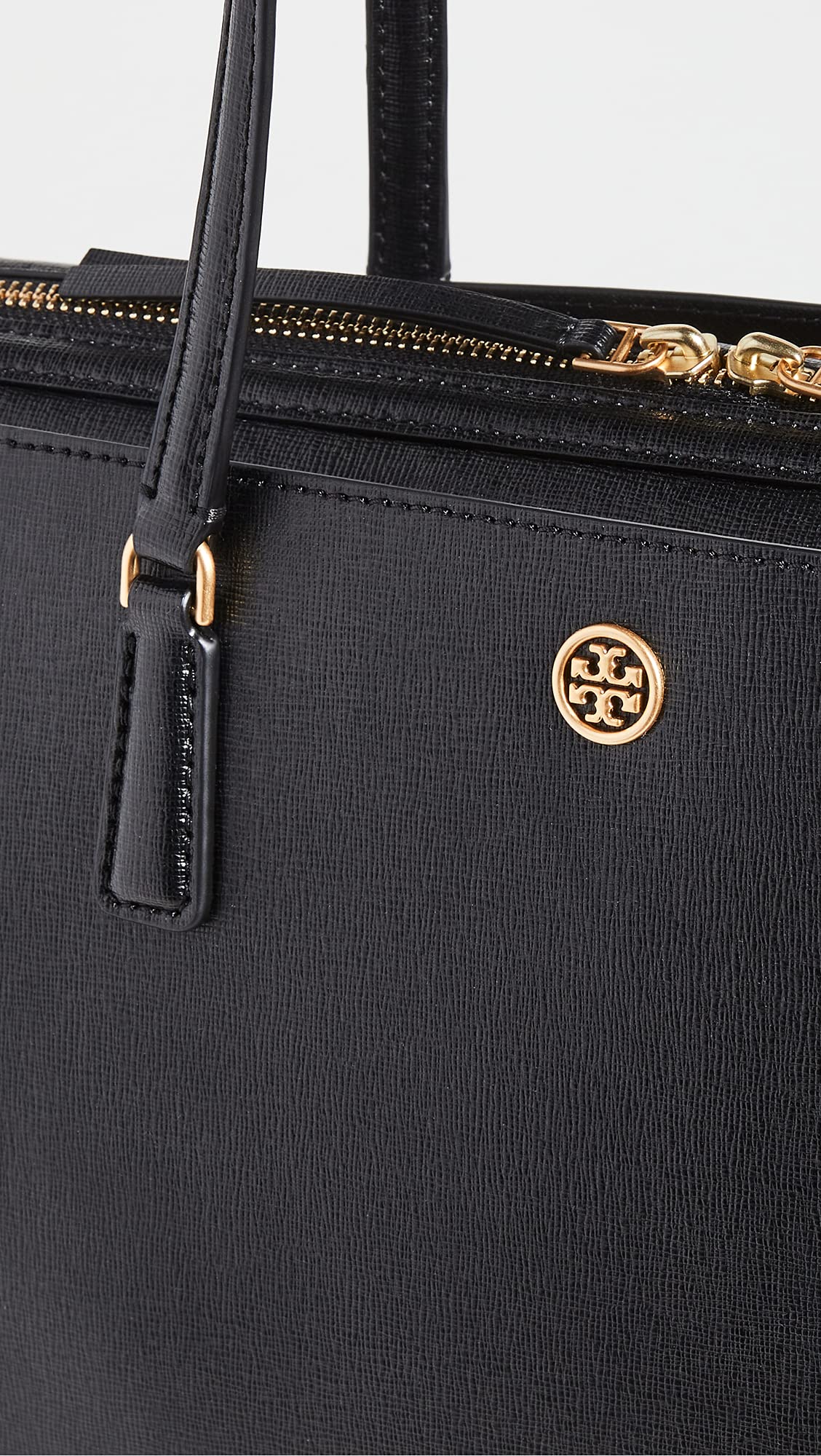 Tory Burch Women's Robinson Tote, Black, One Size