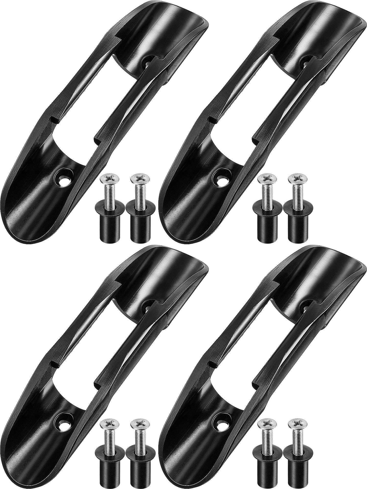 Norme Kayak Paddle Holder Clip Kayak Paddle Clips with Hardware Universal Compatible with Perception Kayaks, Emotion Kayaks, Lifetime Kayaks, Pelican Kayaks, Malibu Kayaks, Vibe Kayaks(4 Pack)