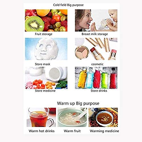N/A Mini Fridge 6 Liter Portable Cosmetic Refrigerator Powered Thermoelectric System Cooler and Warmer