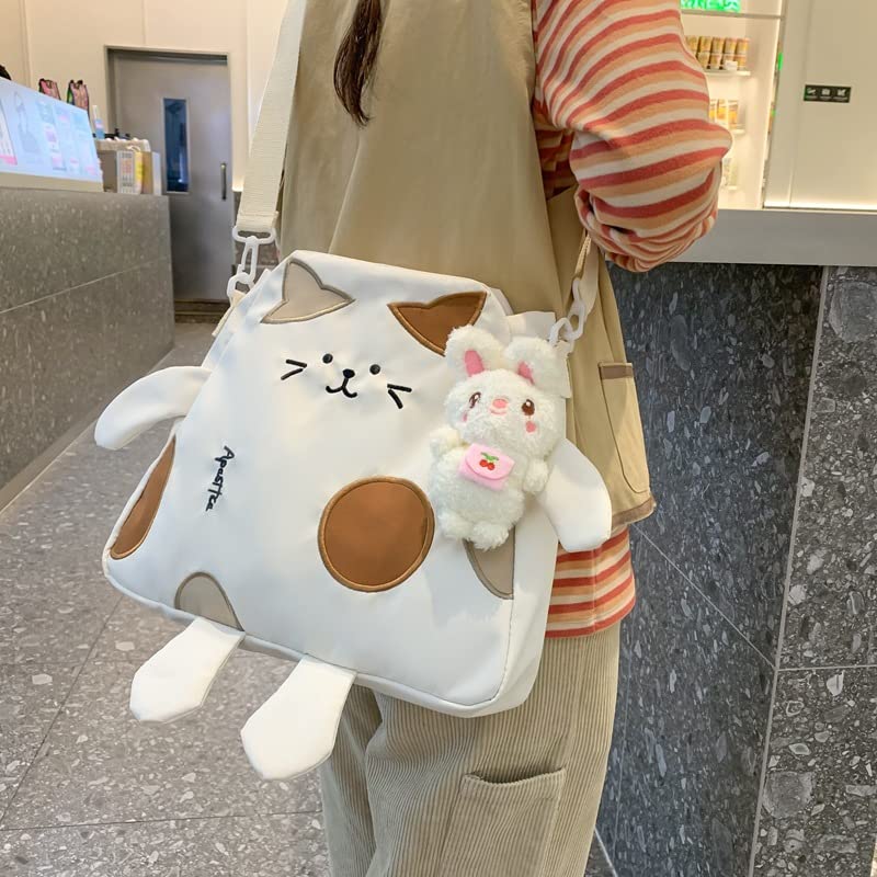 Women's Crossbody Tote Bag Cute Cat Shape Satchel Bag Shoulder Bag Satchel Bag Hobo Bag