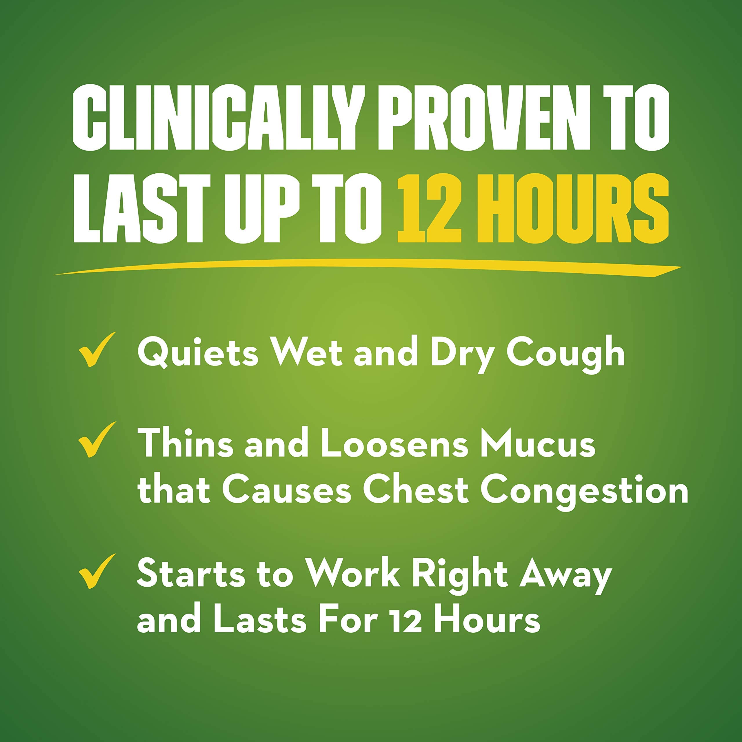 Mucinex Cough Suppressant and Expectorant, DM Maximum Strength 12 Hr Relief Tablets, 42ct, 1200 mg, Thins & loosens Mucus That Causes Chest Congestion