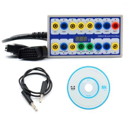 OBDII Diagnostic Scan Detector & Break Out Box, OBD2 Breakout Box, OBD line Signal , Auto ECU Connector