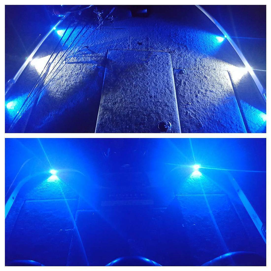 Shangyuan Interior Marine Strip Lights, 6 Led Utility Strips, White Led Courtesy Light, 12v Led ,Marine Interior Lights, Boat Interior Led Lights, Blue, 6PCS