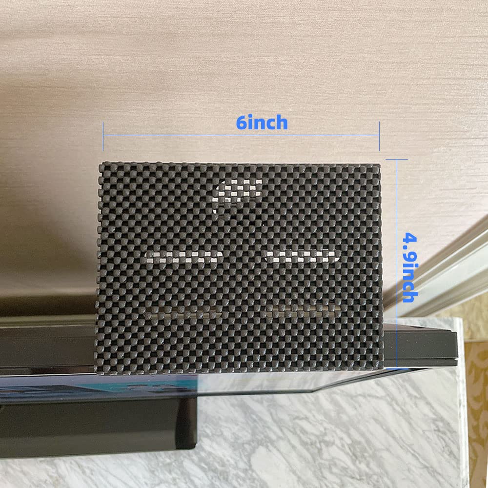 ZANOLY Monitor Top Shelf Screen Top Shelf TV Top Shelf Adjustable Storage Bracket Computer Screen Shelf for Media Boxes, Game Console, Router and Home Decor,2pck
