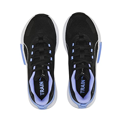 PUMA Women's Football Soccer Boots, Black/White, 10 AU