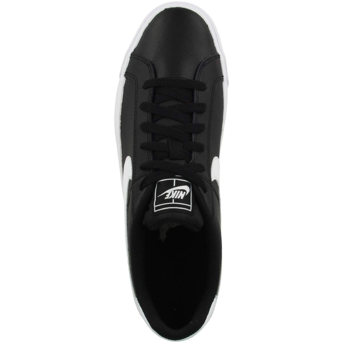 Nike Men's Court Royale AC Sneaker, White/Black, 8 Regular US