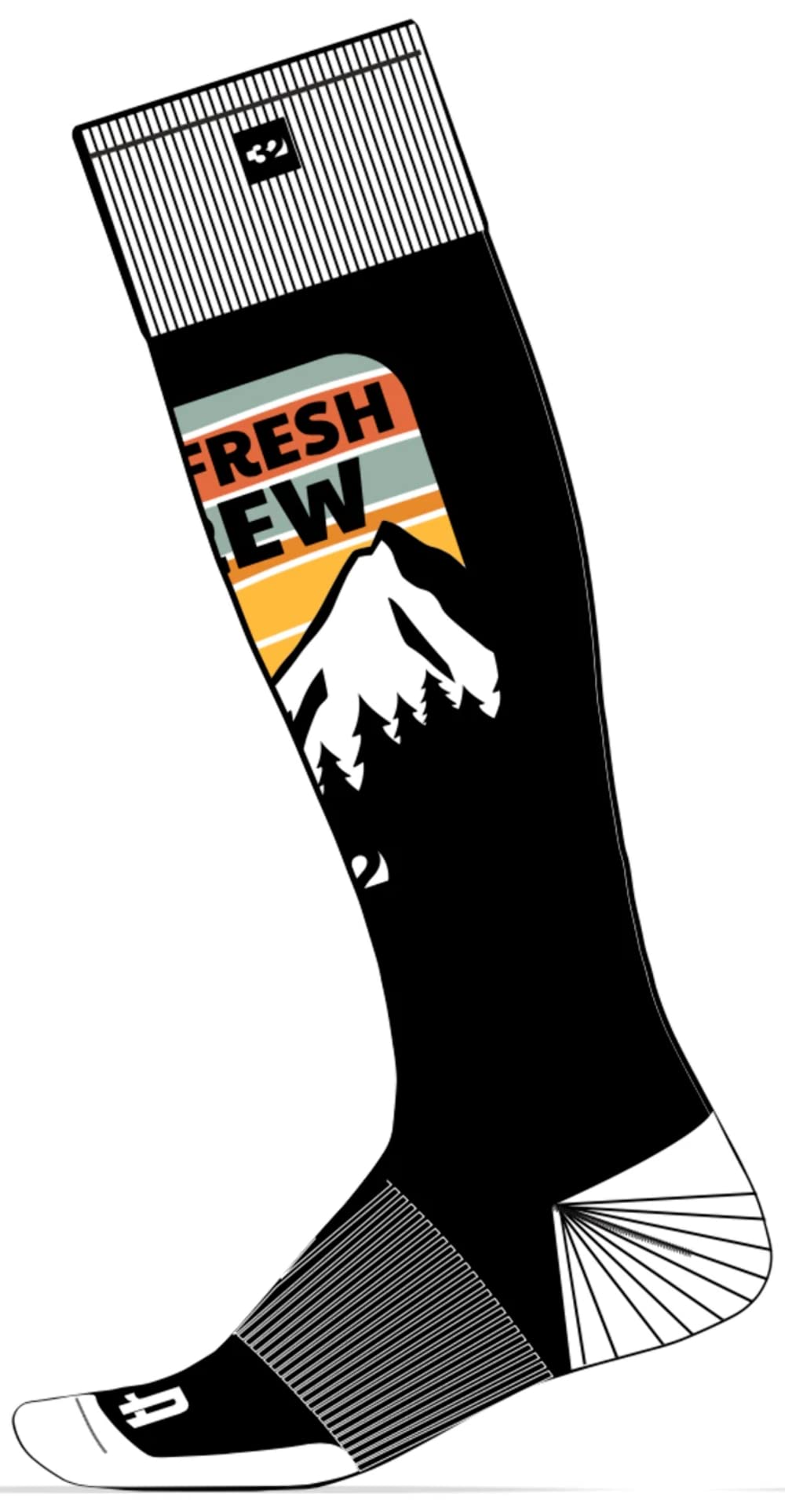 ThirtyTwo Mens TM Coolmax Snow Sport Sock - Black | Large/X-Large