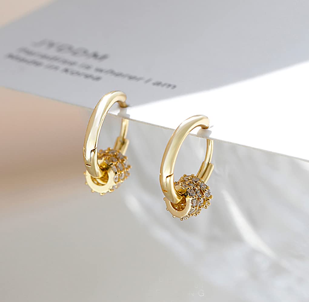 SLUYNZ 925 Sterling Silver Cartilage Hoop Earrings for Women Small Hoop Earrings Helix Piercing Hoop (A-Silver)