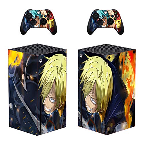 Pirate King Stickers Decals Skin for X-box-One-Series X, Cover Protector Wrap Durable Full Set Protection Faceplate Console by KAJAL MANI