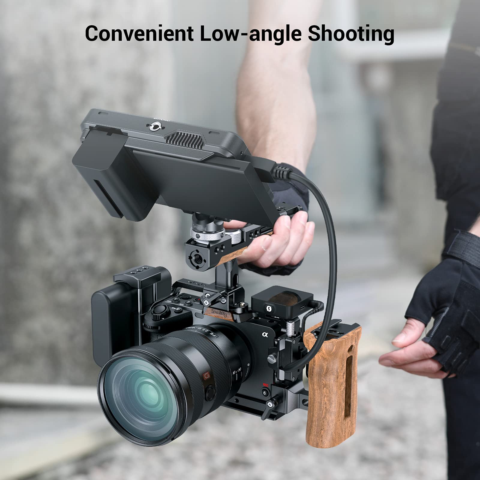 SMALLRIG FX3 Camera Cage Kit for Sony FX3 (ILME-FX3) with NATO Top Handle, Cable Clamp for HDMI & NATO Rail - 3310