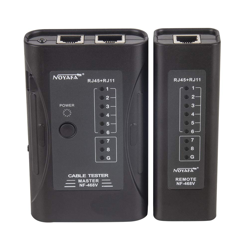 NOYAFA Network Cable Tester for RJ45/RJ11/RJ12/CAT5/CAT6/CAT7 Wire Test Tool, NF-468V