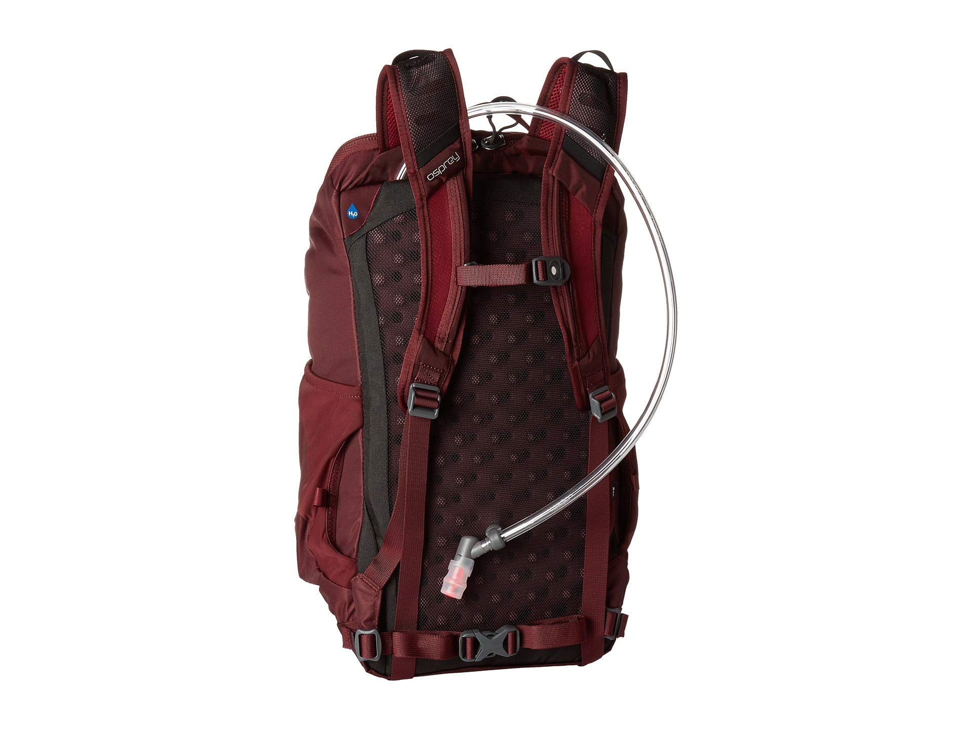 Osprey Skimmer 16L Women's Hiking Backpack with Hydraulics Reservoir, Plum Red