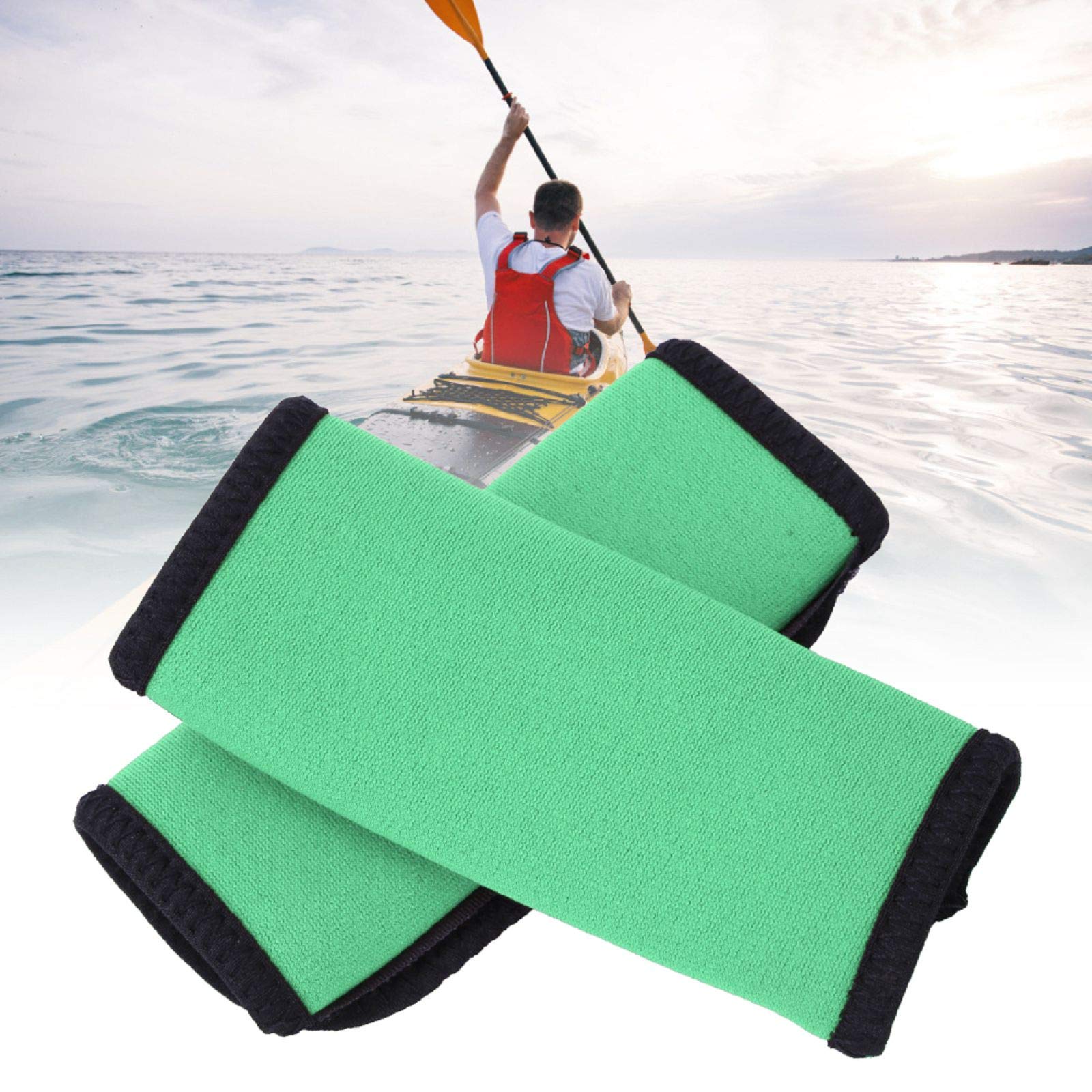 SH-RuiDu 2PCS Neoprene Non-Slip Comfortable Soft Kayak Canoe Paddle Grips Kayak Boat Accessories