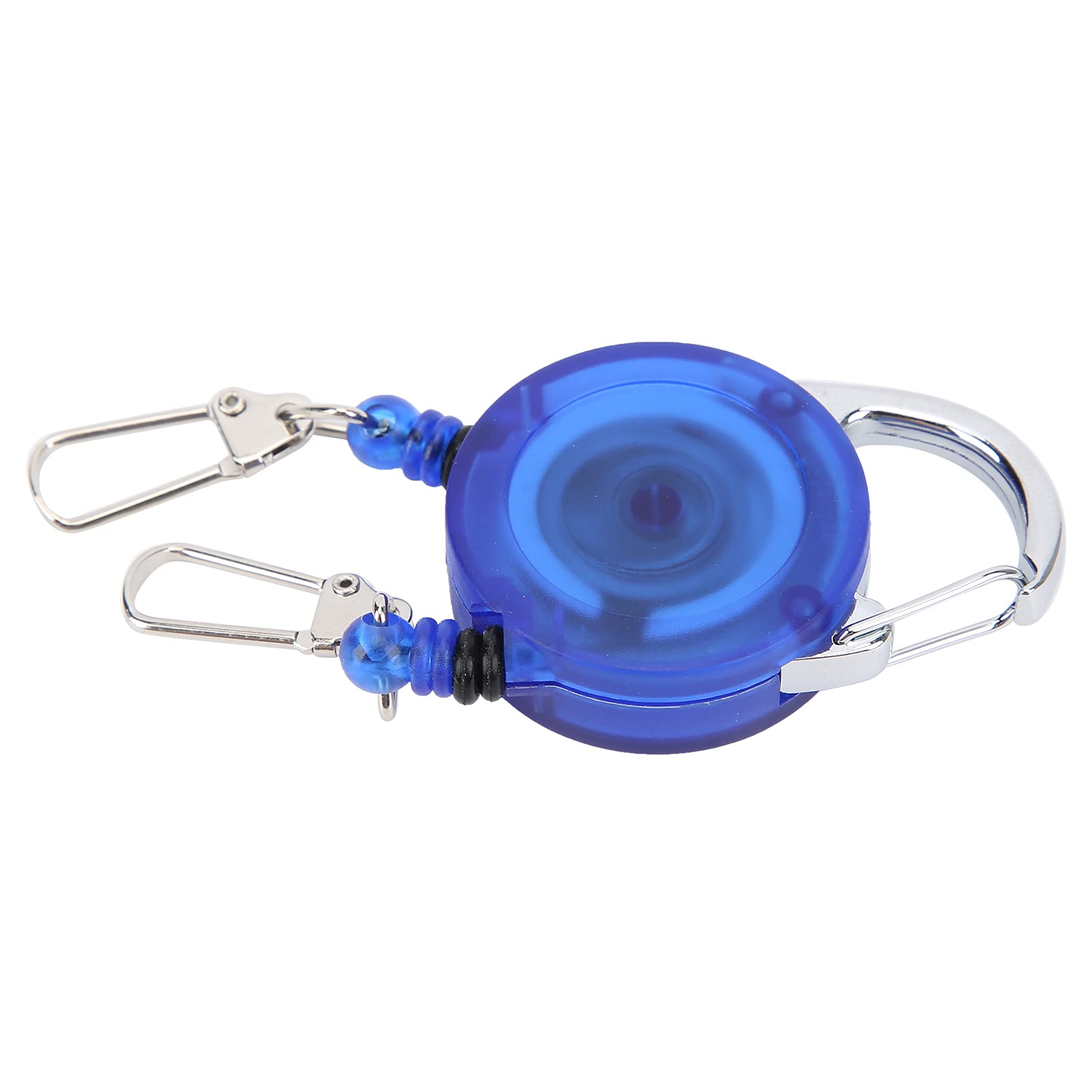 Shanrya Fly Fishing Tool Retractor, Portable and Light Convenient to Use Retractable Steel Wire Retractor for Outdoor Fishing Accessory