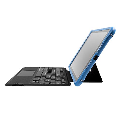 OtterBox UnlimitEd SERIES Case with Keyboard Folio + Screen Protector for iPad 7th, 8th & 9th Gen (10.2" Display - 2019, 2020 & 2021 version) - Non-retail/Ships in Polybag - Clear/Blue