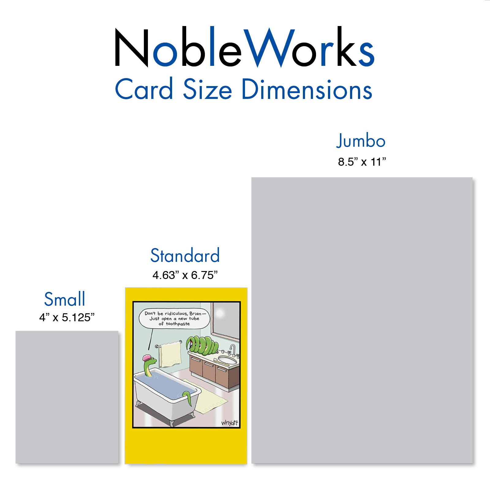 NobleWorks - 1 Hilarious Cartoon Birthday Card with Envelope - Funny Cartoons, Bday Congrats Greeting - Big Squeeze C3346BDG